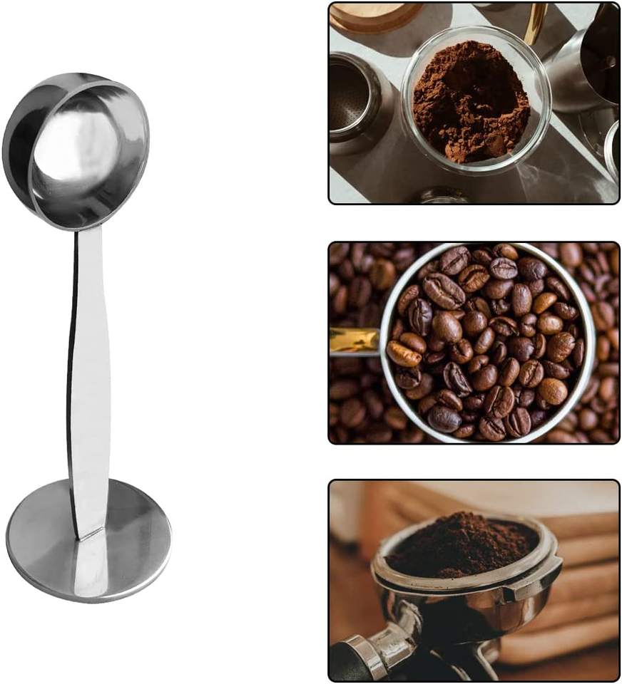 2-in-1 Coffee Scoops, 304 Stainless Steel Tablespoon Measure Spoon ...